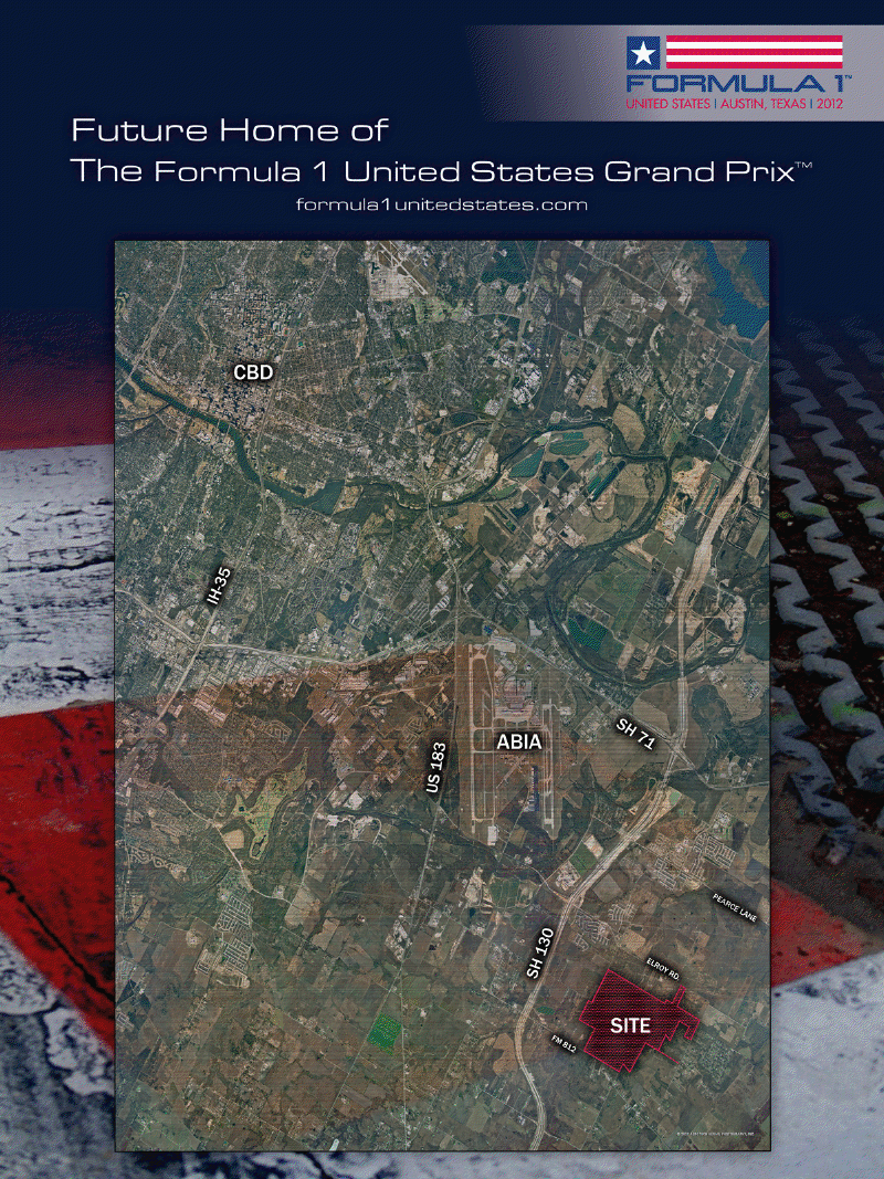 Wandering Creek site for Austin F1 race | Adam Cooper F1