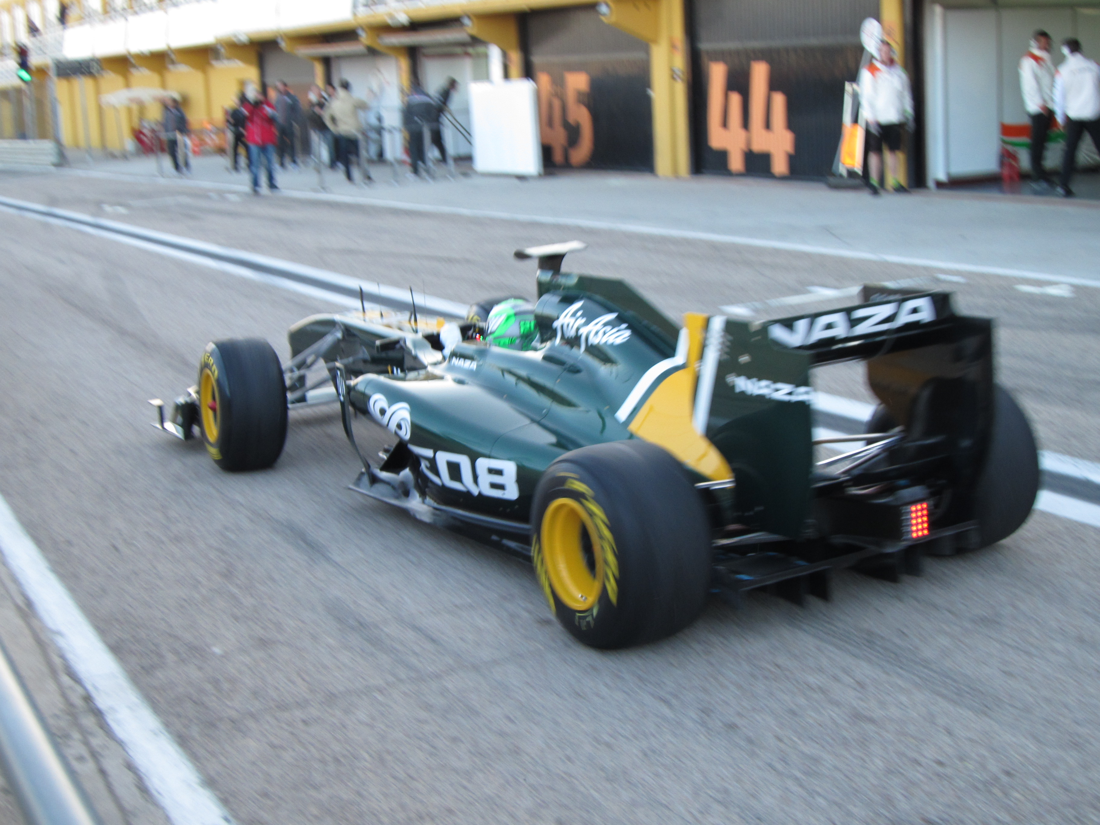 First run for the Lotus T128 in Valencia | Adam Cooper F1